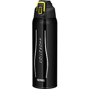 Thermos FHT-1500F BK-C Water Bottle, Vacuum Insulated Sports Bottle, Black Camouflage, 4.9 gal (1.5 L)