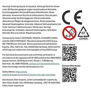 LEGO Minecraft Combo Pack - Steve, Alex, and Zombie Minifigures, 11 pcs