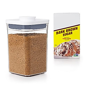 OXO Good Grips POP Container Small Square Short with Coffee, Set 1L + Scoop, White