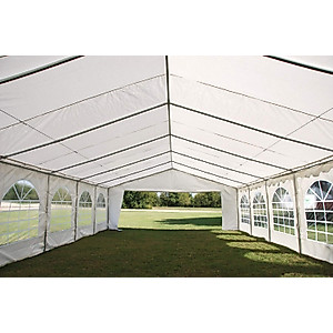 DELTA 40'x20' Budget PE Tents for Parties, Party Tent, Wedding Tent,Outdoor Event Canopy,Outdoor Canopy, carpas para Fiestas with Waterproof Top Cover, Removable Window Walls