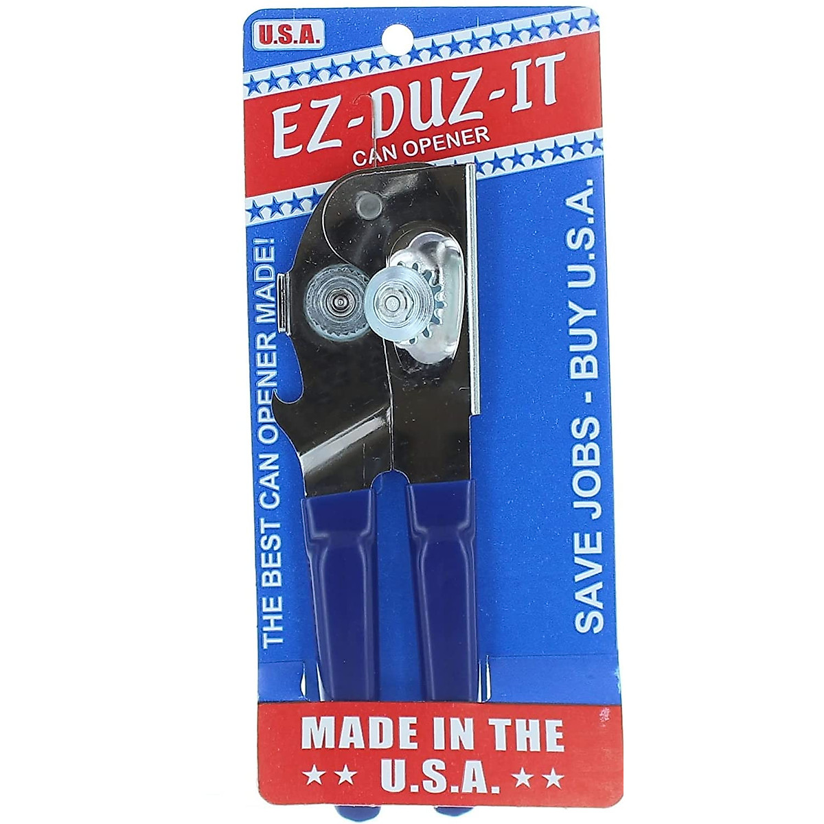 EZ-DUZ-IT Can Opener, (Blue)