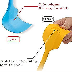 8 Pieces Silicone Spatulas, 8.5 inch Heat-Resistant Non-stick Rubber Spatulas with Stainless Steel Core for Cake Cream Cooking Gadget by COLOGO