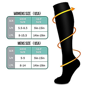 3 Pack Medical Compression Sock-Compression Sock for Women and Men-Best for Running,Nursing,Sports