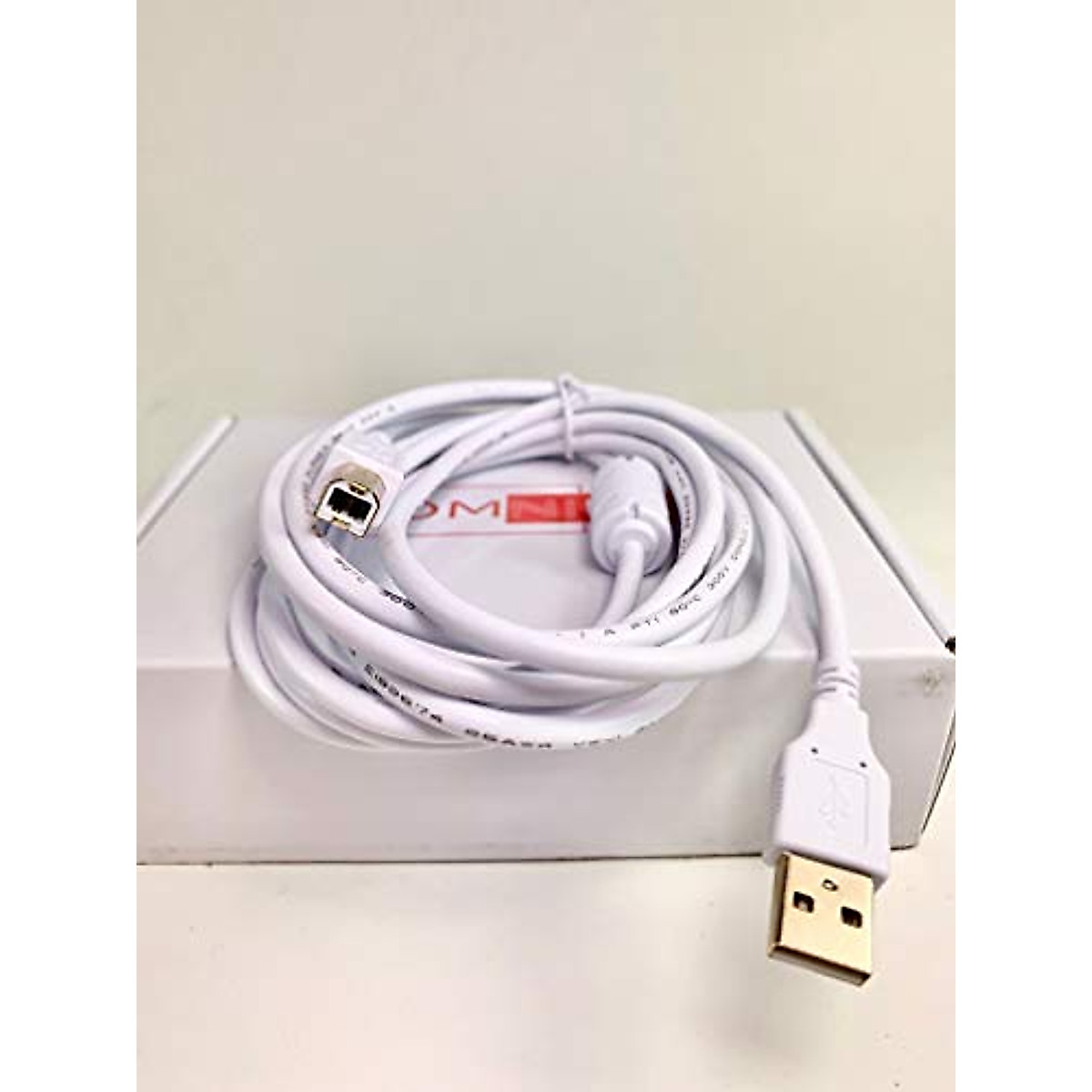 OMNIHIL 8FT-White High Speed USB Cable Compatible with Citizen America CT-S310II-U-BK CT-S310II Series POS Thermal Printer