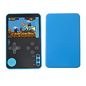 Qblahip Simple Arcade-Style Handheld Retro Video Game Console for Gameboy Built-in 500in1 Classic Games as Gift (Blue)