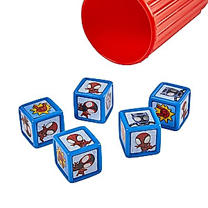 Hasbro Gaming Spidey and His Amazing Friends Yahtzee Jr.Marvel Edition Board Game for Kids, Ages 4 and Up (Amazon Exclusive)