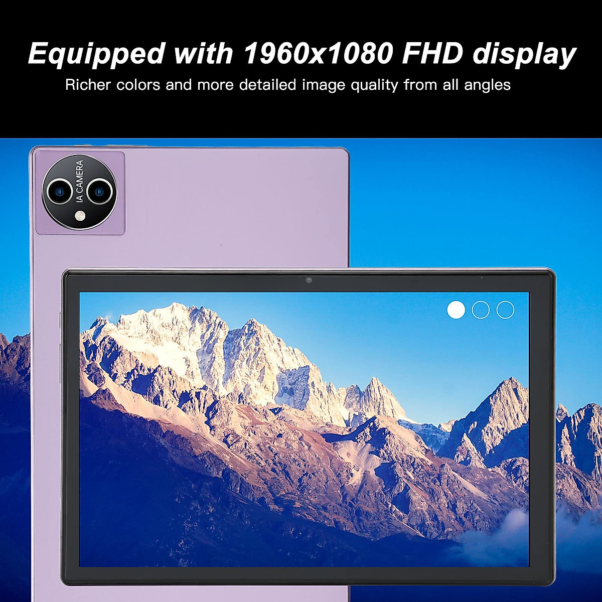 Zyyini 10.1 Inch Calling Tablet, 8 Core CPU 8GB RAM 256GB ROM 4G Calling Tablet,8MP 16MP Dual Camera,7000mAh Battery,Gifts for Kids