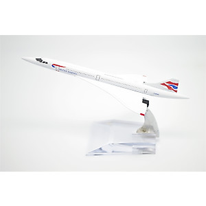 TANG DYNASTY(TM) 1:400 16cm Concorde British Airways Metal Airplane Model Plane Toy Plane Model