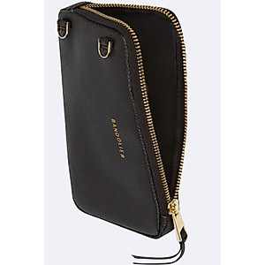 Bandolier Expanded Zip Pouch - Black/Gold - Phone Case & Strap Sold Separately