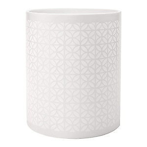 Allure Home Creations Felix Wastebasket, White