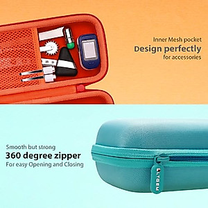 Stethoscope Case - LTGEM Hard Case for 3M Littmann Classic III Monitoring, MDF Acoustica Deluxe Lightweight Dual Head Stethoscope. Mesh Pocket for Accessories