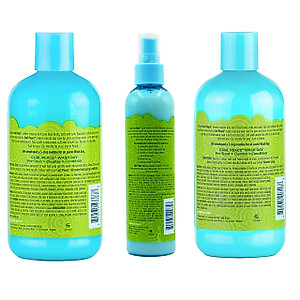 Just For Me Kids Curl Peace Hair Products Combo (SHAMPOO, CONDITIONER & WONDER SPRAY)