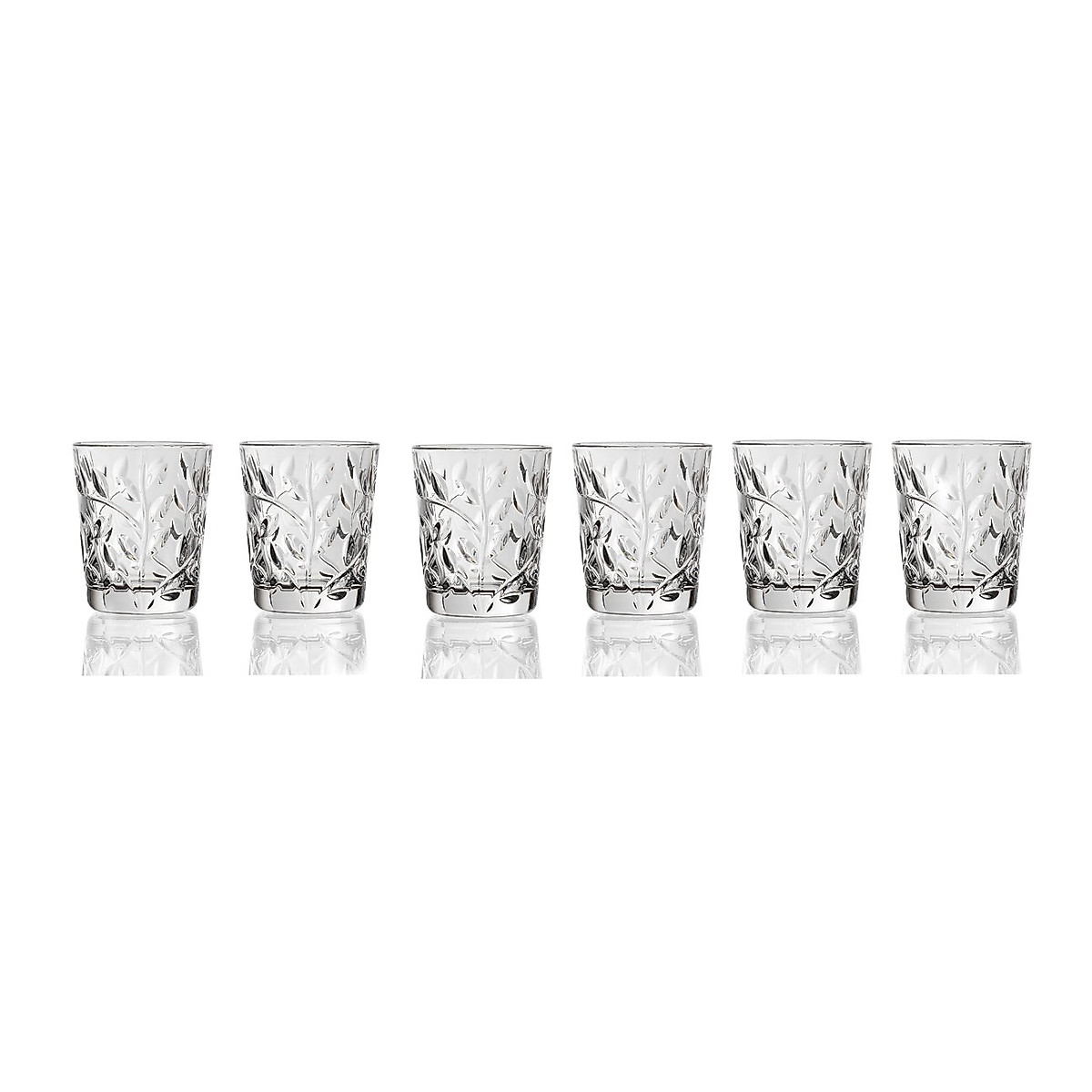 Lorenzo Laurus Collection Rcr Crystal Shot Glasses, Set of 6
