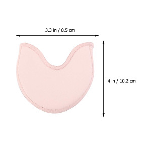Ballet Toe Pads 2 Pairs Ballet Toes Pad Pointe Shoe Socks Silicone Toe Socks Toe Liner Socks Half Seamless Socks Metatarsal Pads for High Heel Dance Shoes Pink Toe Pointe Pads