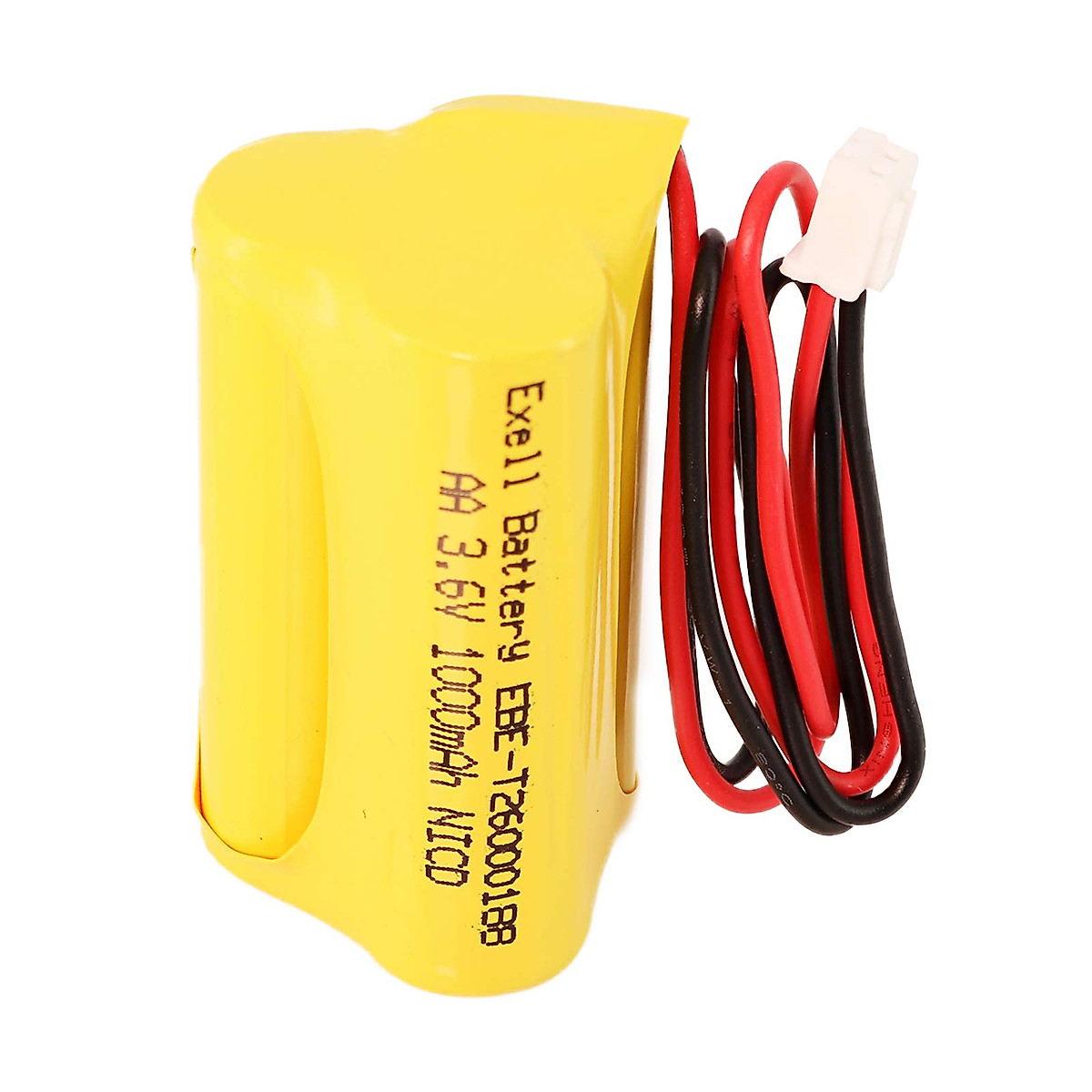 Exell 3.6V 1000mAh NiCD Emergency Light Battery Replaces LEDR-1 AA900MAH, Exitronix 10010037, Max Power B2-0031, MH468886, JYH 100715, Teig T26000188 Lowes 253799, OSA230, Unitech 6200RP