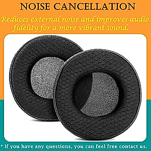 TaiZiChangQin HA-RX300 Upgrade Ear Pads Ear Cushions Replacement Compatible with JVC HARX300 HA RX300 Headphone ( Fabric Earpads )