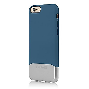 Incipio iPhone 6 Edge Chrome Case - Retail Packaging - Blue/Silver
