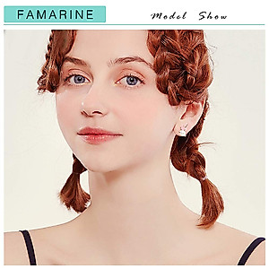 Easter Earrings Rabbit Bunny Carrot Stud Earrings Crystal Pearl Cute Funny Earring Gift for Her