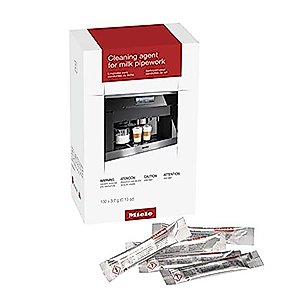 Miele Original Pipework Cleaner for Coffee Machines, 100 Sachets