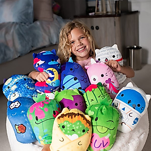 Cats vs Pickles - Jumbo - Mint Chippie - 8.6" Super Soft and Squishy Stuffed Bean-Filled Plushies - are You Team Cat or Team Pickle? Collect Them All!