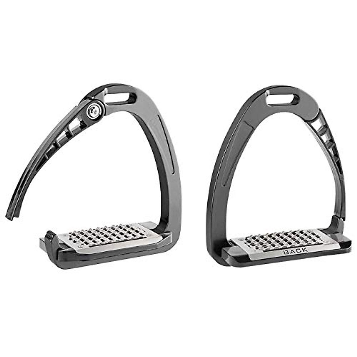 Acavallo Unisex's Titanium Arena Safety Stirrup, 12cm