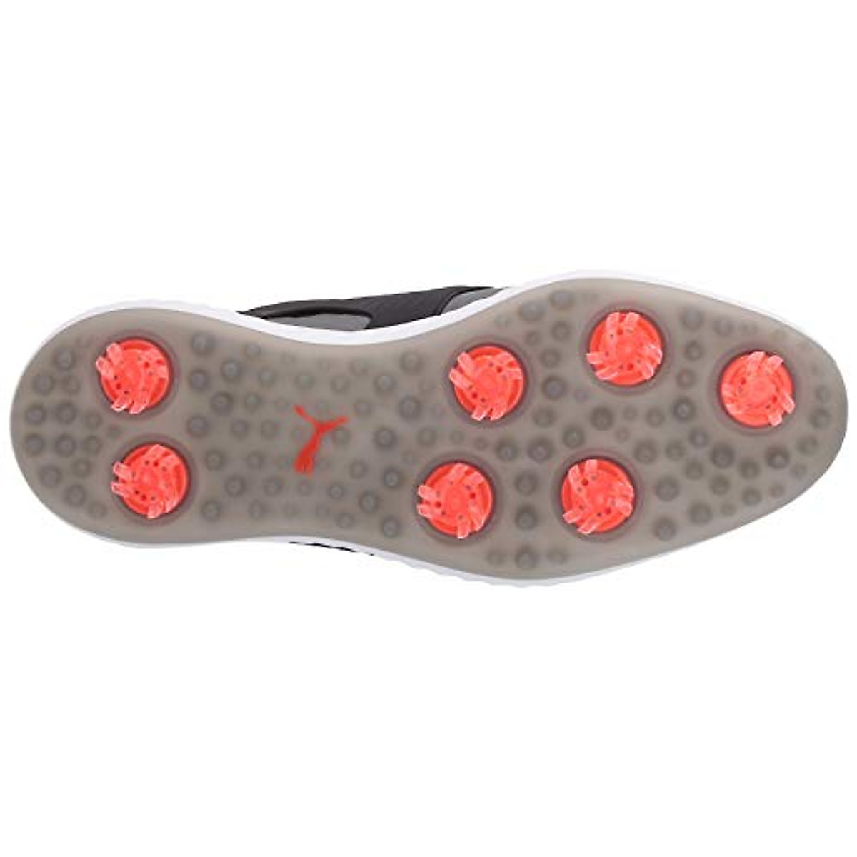 PUMA GOLF Men's Ignite Pwradapt Caged Golf Shoe, Quiet Shade-Bronze-Puma Black, 10 M US