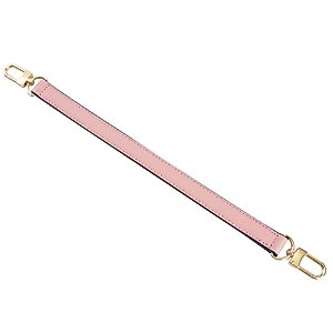 Genuine Leather Plain Strap Replacement Top Handle Leather Strap for Handbag (Pink, 26 in)