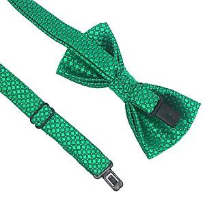 YOY Handcrafted Adorable Pet Bow Ties - 6-Pack Adjustable Neck Tie 10"-17" Polka Dots Bowties Dog Collar Neckties Kitty Puppy Grooming Accessories for Doggy Cat, 6 Colors