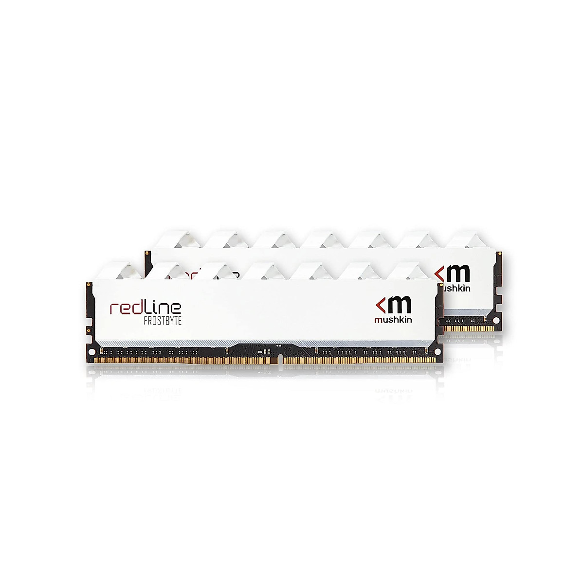 Mushkin Redline White - DDR4 UDIMM - 64GB (2x32GB) 3200MHz CL-14-288-pin1.4V Desktop Ram - Non-ECC - Dual Channel - FROSTBYTE Heatsink (MRD4U320EJJP32GX2)