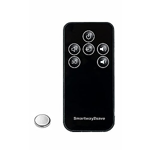 New Smartway2save Replacement Remote Control Compatible for Klipsch Soundbars R-10B ICON SB 1 SB 3 R 10B