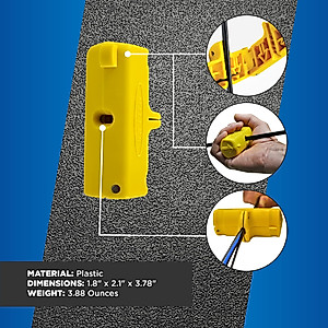 Miller MB04 FTTX Flat Drop-Cable Slitter with Articulating Hinge, Easily Portable Tool for Professional Technicians, Electricians, and Installers, 3.88 Ounces