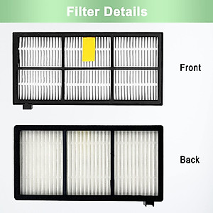 9 Pack Replacement Parts Compatible for iRobot Roomba 800 900 Series 960 860 805 850 980 861 864 866 870 871 880 890 891 981 985 961 Vacuum Cleaner,1 Set Roller Brushes,4 Filters,4 Side Brushes