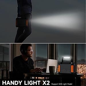 BALDR Portable Power Station 1000w, 933wh Solar Generator  (Solar Panel Optional) for Home Use, Solar Mobile Lithium Battery Pack for Outdoor Adventure Rv/Van Camping High-Power Appliances Emergency