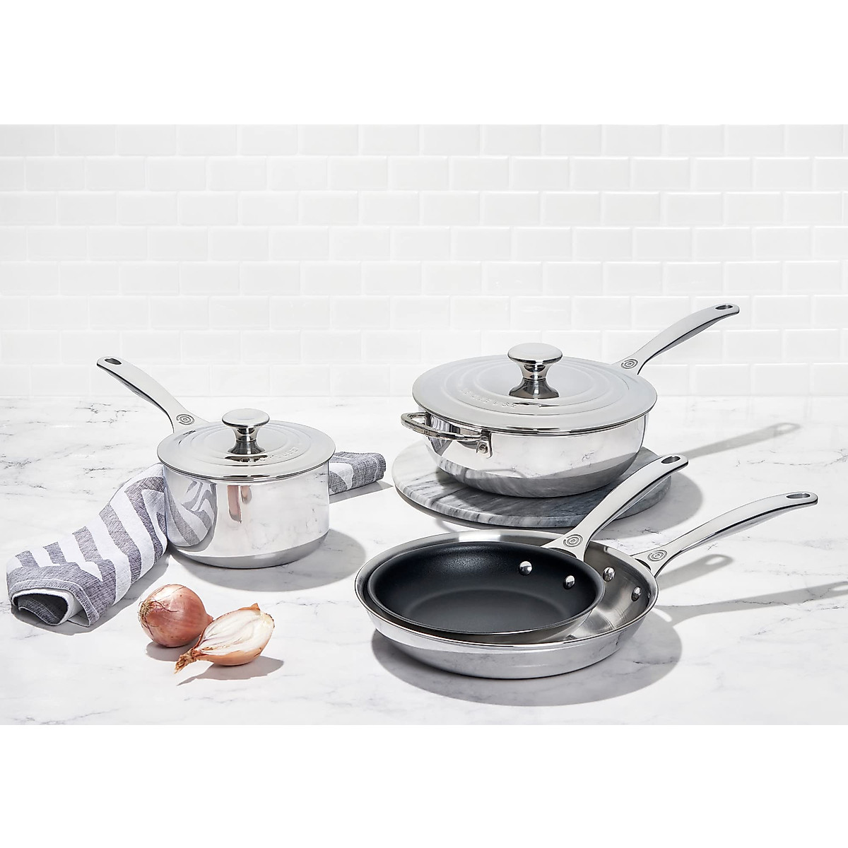 Le Creuset Tri-Ply Stainless Steel 6 pc. Cookware Set