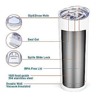 LIERIE8888 Librarian Gifts For Women, Book Lover Travel Coffee Mugs, Book Themed Gifts, Book Reader Gifts For Woman, Bookish Gifts for Woman, Just A Girl Who Loves Books Tumbler with Lid and Straw