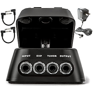Briskdrop Dunlop DVP5 Volume (X) 8 Pedal Bundle with 2 Patch Cables and Dunlop ECB003 Power Supply