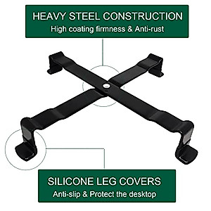 Quantfire Grill Stand Table Nest for Large Big Green Egg, Big Green Egg Accessories Kamado Grill Table Nest Stand