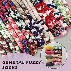 VANTILOUNIC Women Socks Winter Warm Thick Soft Wool Socks Christmas Gifts for Women Cozy Crew Socks