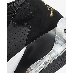 Nike Jordan Zion 2 Unisex Shoes, Black/Metallic Gold, 8 M US