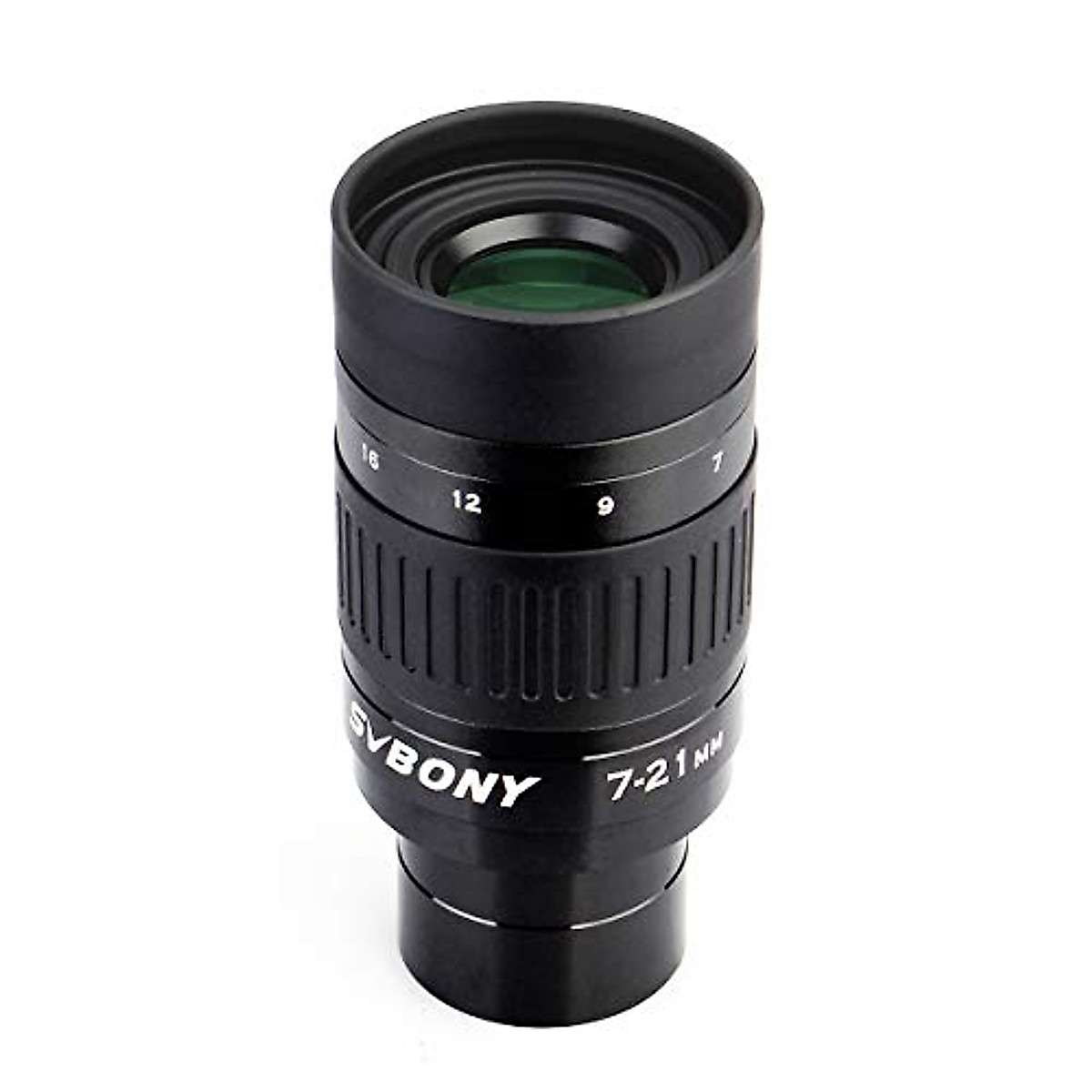 SVBONY SV135 Telescope Eyepiece Zoom 7 to 21mm 1.25 Inch Zoom Eyepiece Fully Multi Coated 6 Element 4 Group Zoom Lens Telescope Accessory for Astronomic Telescopes