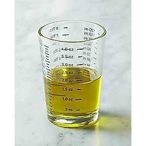 Fox Run Brands 4-Ounce Mini Measuring Glass, Regular, Clear