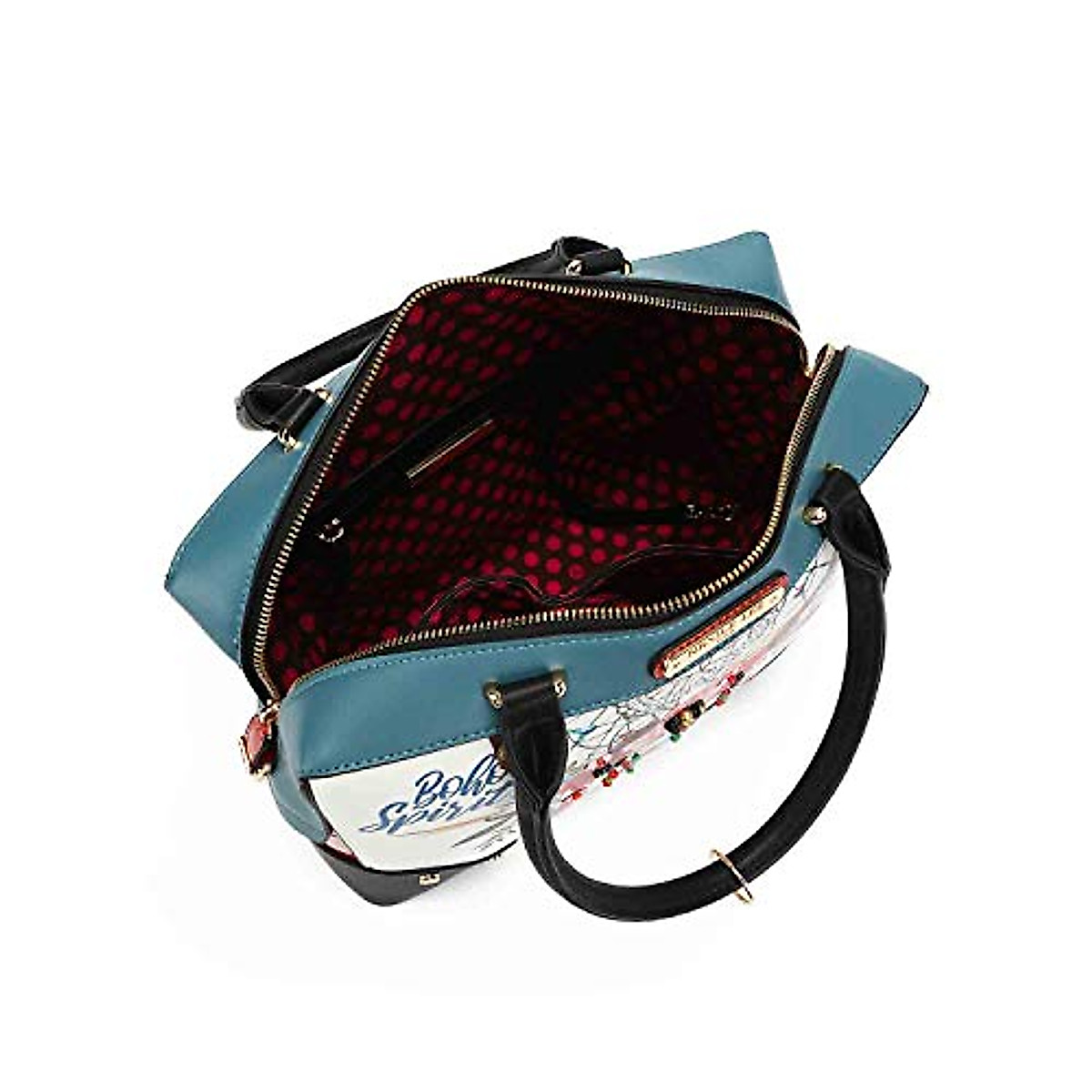 BOHEMIAN WHITE MODERN CHIC TOTE BAG