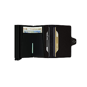 SECRID - Secrid Twin Black Leather Wallet (Black Crisple)