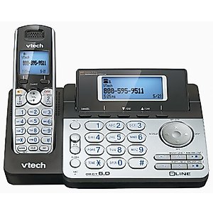 Vtech Ds6151 Two-Line Expandable Cordless Phone with Answering System