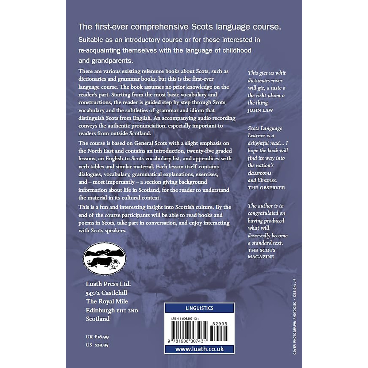 Luath Scots Language Learner: An Introduction to Contemporary Spoken Scots
