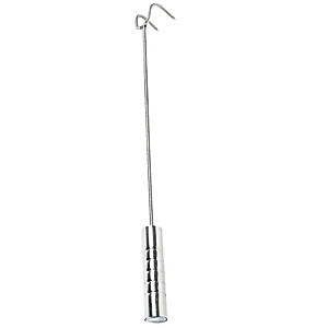 BESPORTBLE Pigtail Food Flipper Meat Hook Stainless Steel Food Turner Hook Cooking Barbecue Turners Hooks Grill Accessories for BBQ Grilling 50cm