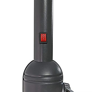 Sunnydaze 9 Foot Outdoor Patio Umbrella with Solar Lights & Tilt/Crank, LED, Catalina Beach Stripe