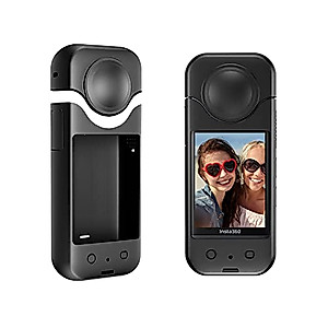 Tomat 3 in 1 Accessories Bundle for Insta360 X3, Silicone Case, Screen Tempered Film, Carrying Case Accessories kit for Insta360 X3 Camera