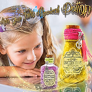 See You Always Magic Fairy Polyjuice Potion Kits for Kids - DIY 15+ Magical Reaction Bottles Witches' Potions Art Craft Kit, Creative Toys for Girls, Fun Gift for Kids 6 7 8 9 10