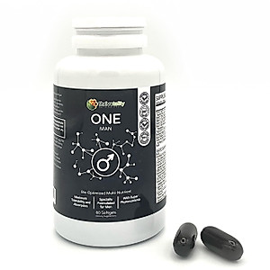 ONE Man Bio-Optimized Multi-Nutrient by Thrivetality | Men's Multivitamin | #1 Physician Formulated | Clinically Proven | Max Tolerability & Absorption | Super Antioxidant Phytonutrients